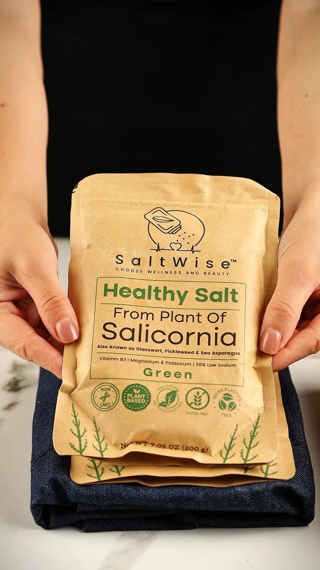 Arzy Unboxes Salicornia Green Salt – A Low Sodium Alternative – SaltWise