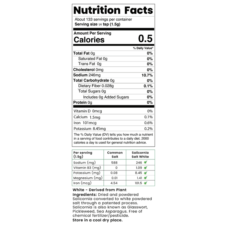 Salicornia Salt | Plant-Based Healthy Salt Alternative